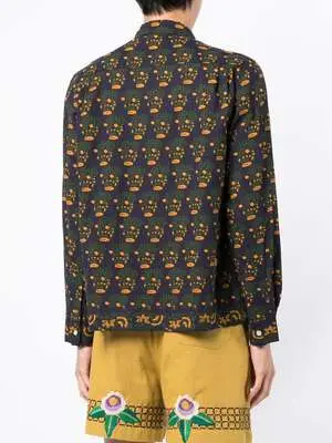 BODE Graphic-print Button-up Shirt