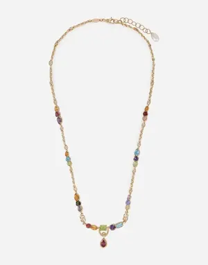 Dolce & Gabbana Rainbow Gemstone Necklace