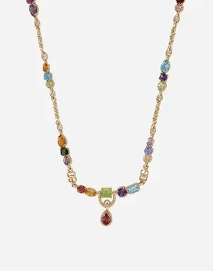 Dolce & Gabbana Rainbow Gemstone Necklace