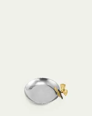 Michael Aram Butterfly Ginkgo Round Trinket Tray