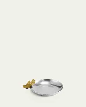 Michael Aram Butterfly Ginkgo Round Trinket Tray