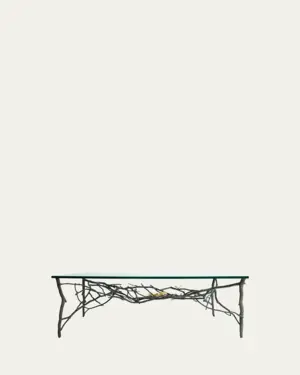 Michael Aram Butterfly Ginkgo Coffee Table - Brass