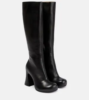 Marni Leather Knee-high Boots