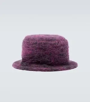 Marni Wool-blend Bucket Hat - Purple