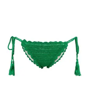Anna Kosturova Crochet Bikini Bottom - Green