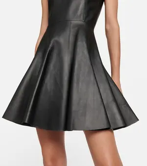 Alaïa Leather Minidress