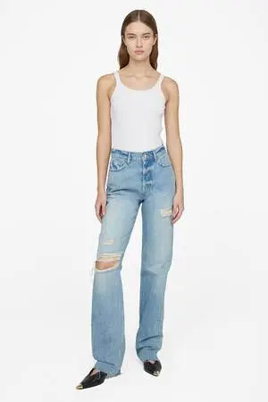 ANINE BING Olsen Jean Indigo