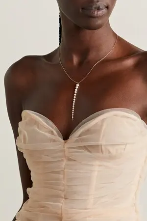 Mizuki 14-karat Akoya Pearl Necklace