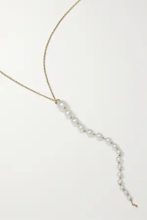 Mizuki 14-karat Akoya Pearl Necklace