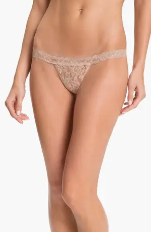 Hanky Panky Signature Lace Low Rise G-string - Chai