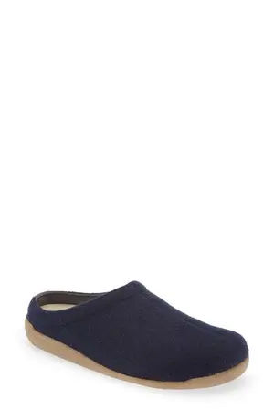SANITA Lodge Wool Felt Slipper - Navy