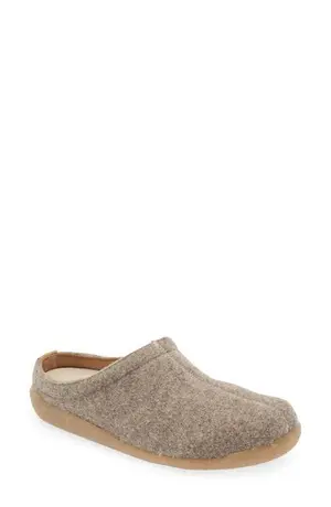 SANITA Lodge Wool Felt Slipper - Stone