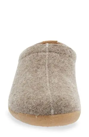 SANITA Lodge Wool Felt Slipper - Stone