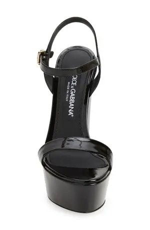 Dolce & Gabbana Keira Platform Sandal - Nero