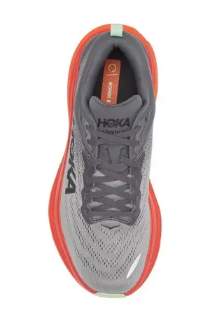 HOKA Bondi Running Sneakers - Castlerock/flame