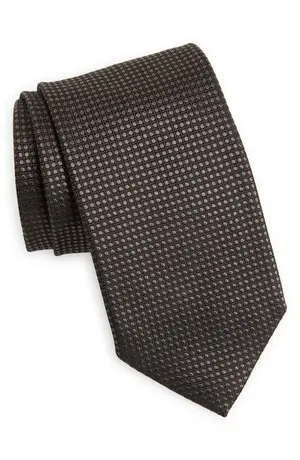 Zegna Cerimonia Silk Neck Tie - Grey
