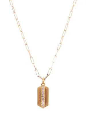 Sethi Couture Sethi Couture Maya Diamond Pendant Necklace Rose Gold