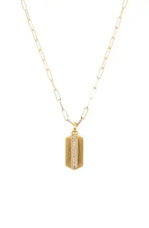 Sethi Couture Maya Diamond Pendant Necklace - Yellow Gold