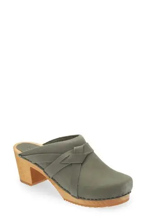 SANITA Manuela Leather Clog - 043 Khaki