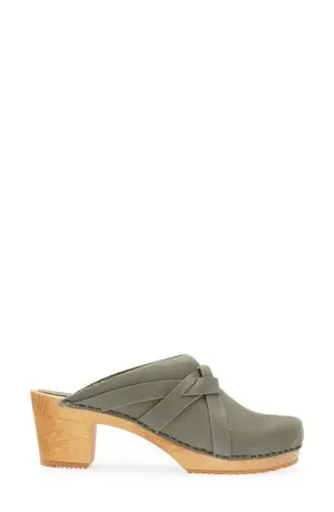 SANITA Manuela Leather Clog - 043 Khaki