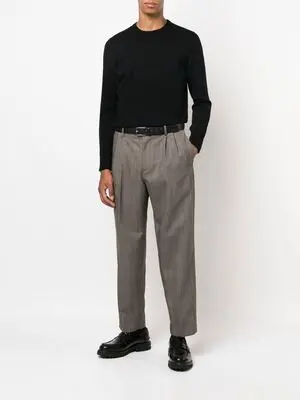 DRUMOHR Crew Neck Cashmere Sweater - Black