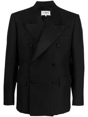 MAISON MARGIELA Double-breasted Mohair Blazer