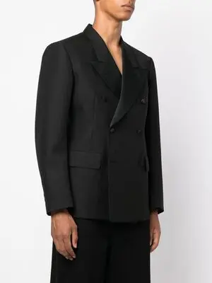 MAISON MARGIELA Double-breasted Mohair Blazer