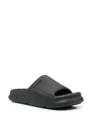Heron Preston Moulded Open Toe Slides - Black