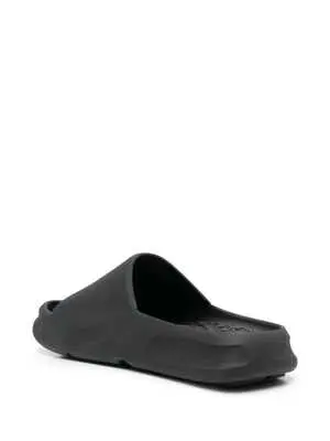 Heron Preston Moulded Open Toe Slides - Black