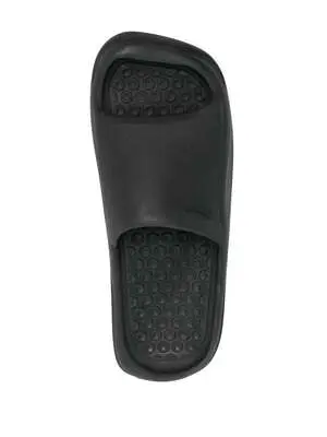Heron Preston Moulded Open Toe Slides - Black