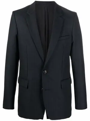 Ami Single-breasted Blazer - Black