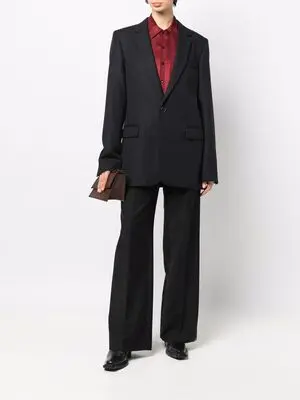 Ami Single-breasted Blazer - Black