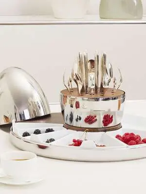 Christofle Mood Party Round Tray - Silver