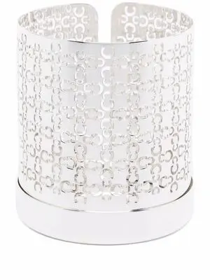 Christofle Small Iconik Hurricane Candle Holder - Silver