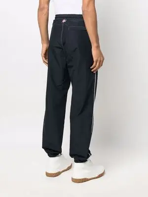 Thom Browne Name-tag Track Pants - Blue