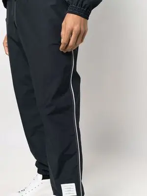 Thom Browne Name-tag Track Pants - Blue