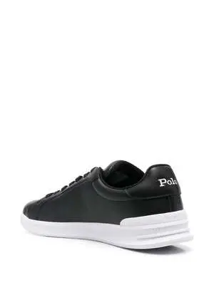 Polo Ralph Lauren Embroidered Pony Low-top Sneakers - Black