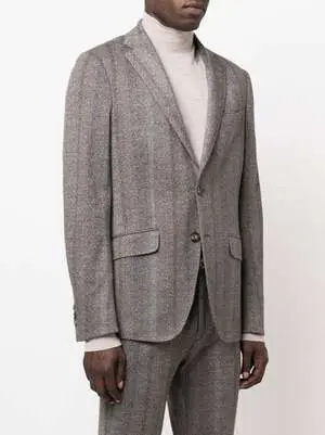 Etro Herringbone Striped Blazer