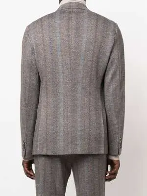 Etro Herringbone Striped Blazer