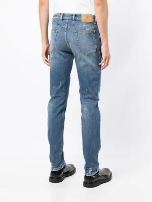 PT TORINO Distressed Slim-cut Jeans