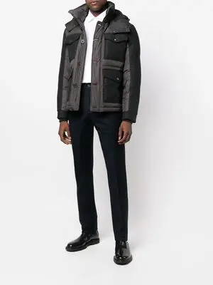 Canali Hooded Padded Jacket