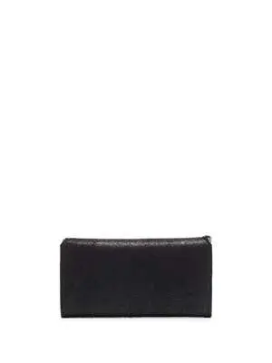Stella McCartney Falabella Continental Flap Wallet - Black