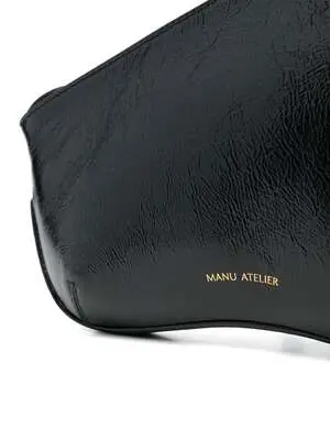 Manu Atelier Curve Leather Shoulder Bag