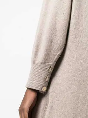 BARRIE Iconic Knit Midi Dress - Neutrals