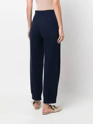 BARRIE Tapered-leg Cashmere Trousers