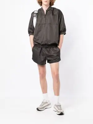 Fear Of God Half-zip Band-collar Sweatshirt - Grey