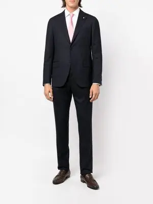 LARDINI Single-breasted Slim-cut Suit