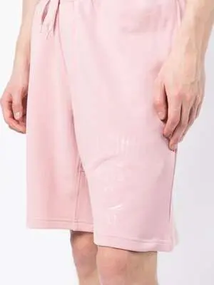 Moschino Logo-print Track Shorts - Pink