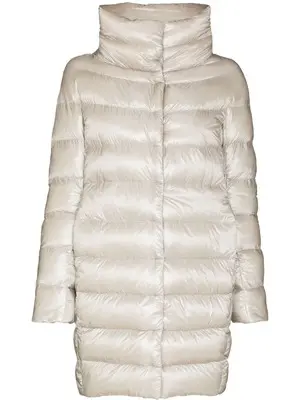 Herno Ultralight Quilted Coat - Neutrals