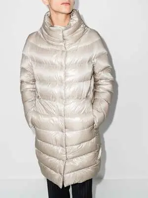 Herno Ultralight Quilted Coat - Neutrals
